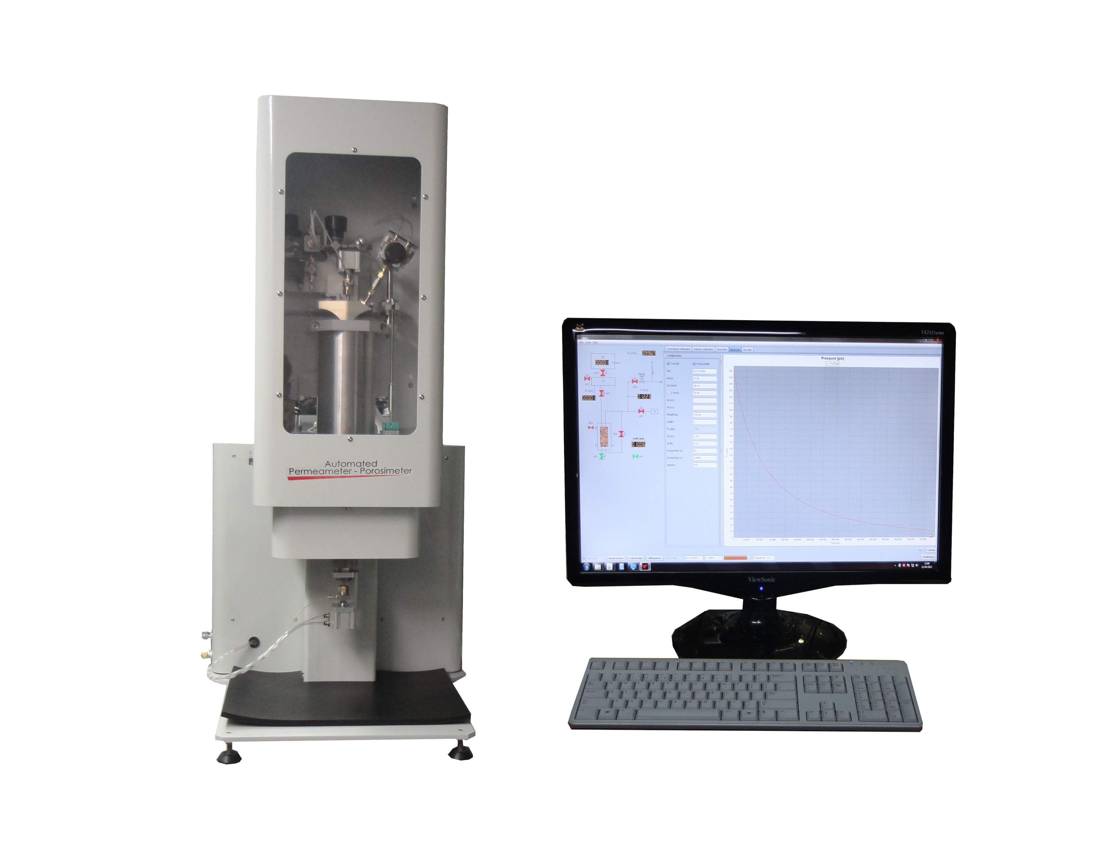 Vinci Technologies | Unsteady state gas permeameter