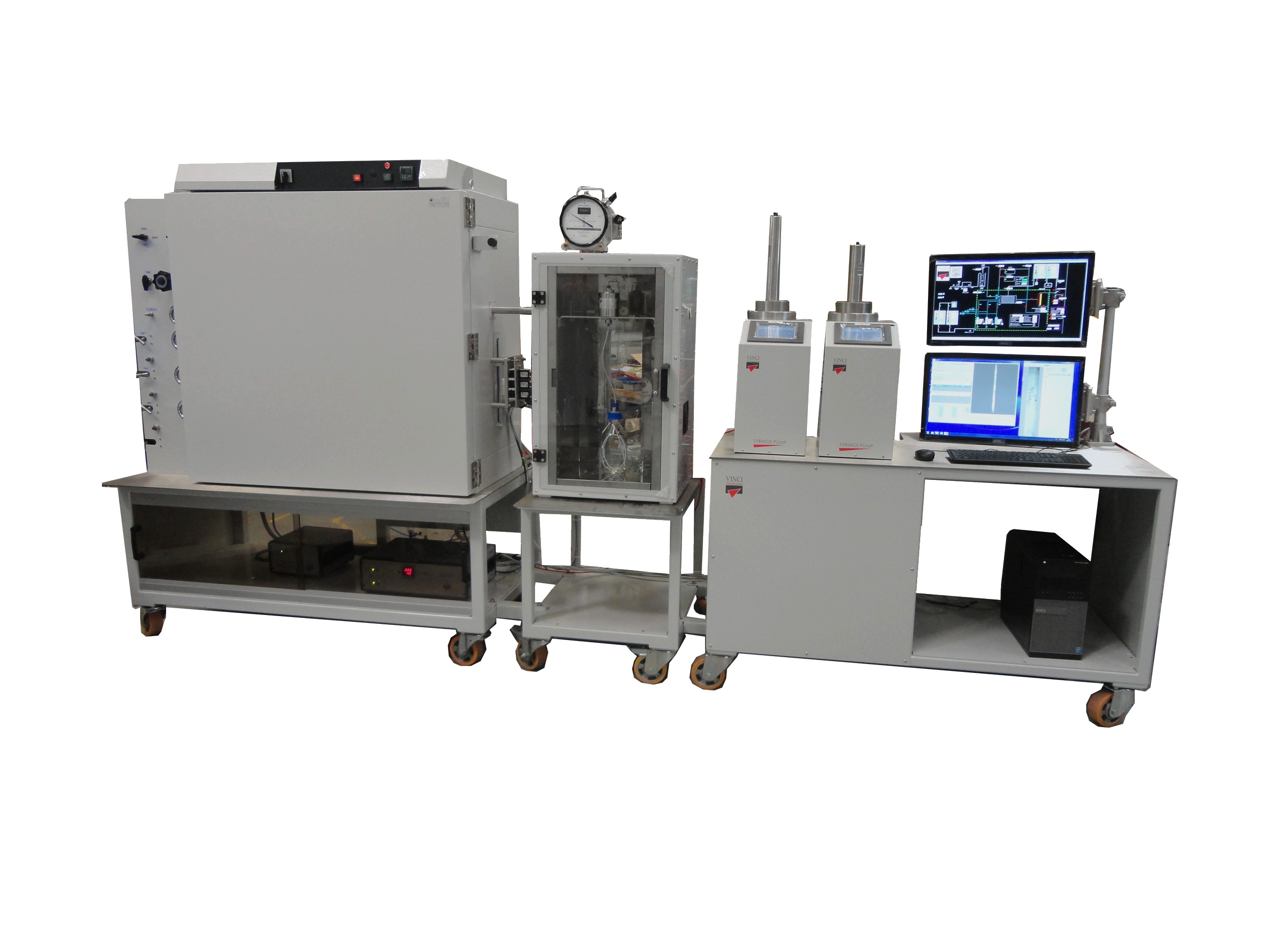 Vinci Technologies | MICROBFLOOD-Core flood system