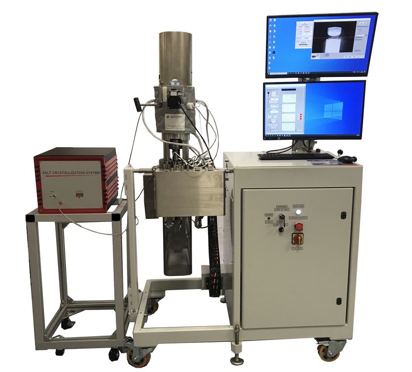 Full Visual PVT Cell for CO2-Brine Phase Behavior & Solubility