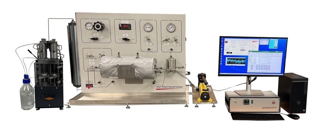 Vinci Technologies | H2 / brine permeability